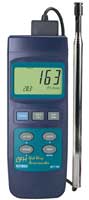 Extech 407119 CFM Thermo-Anemometer with 3-ft probe | Air Velocity ...