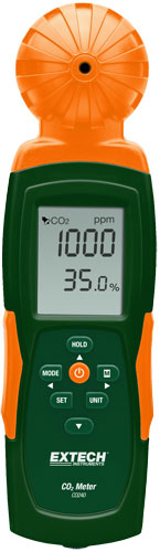 Extech CO240 Indoor Air Quality Meter | Indoor Air Quality (IAQ) Meters ...