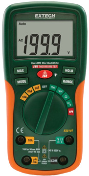 Extech EX210T TrueRMS Digital Multimeter | Multimeters | Instrumart