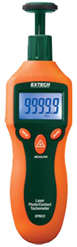 Extech RPM33 Laser Photo Tachometer | Tachometers | Instrumart