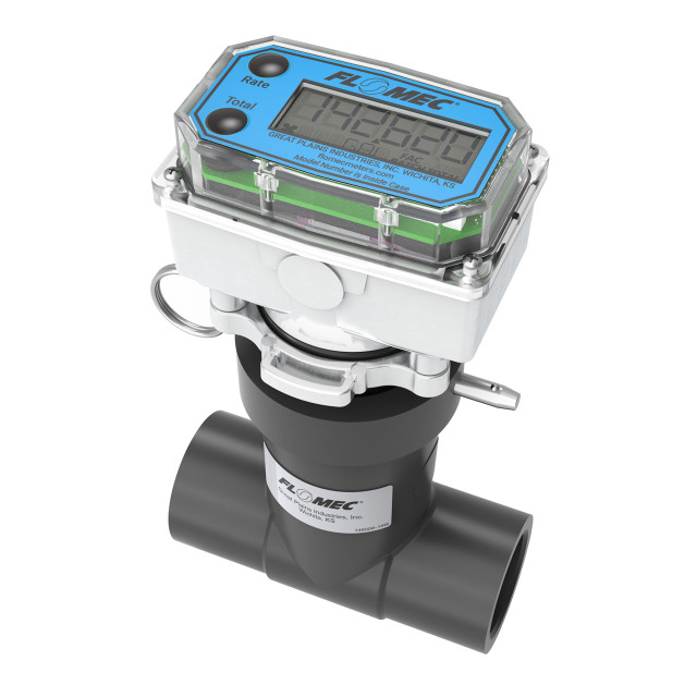 Flomec AQUAsonic Series Tee Water Meter with Q9 Display | Flow Meter ...