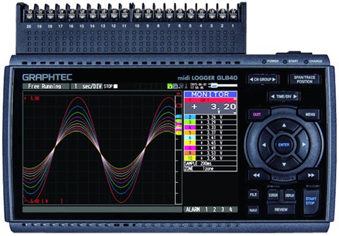 Graphtec GL840 Data Logger | Data Loggers | Instrumart