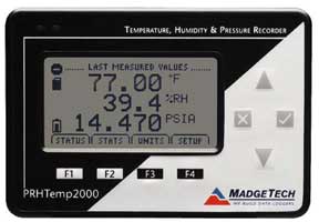 MadgeTech PRHTemp2000 Pressure, RH & Temp Data Logger | Data Loggers ...