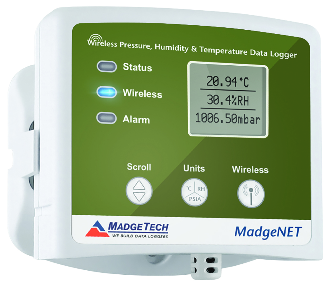 MadgeTech RFPRHTemp2000A Pressure, RH & Temp Data Logger | Data Loggers | Instrumart