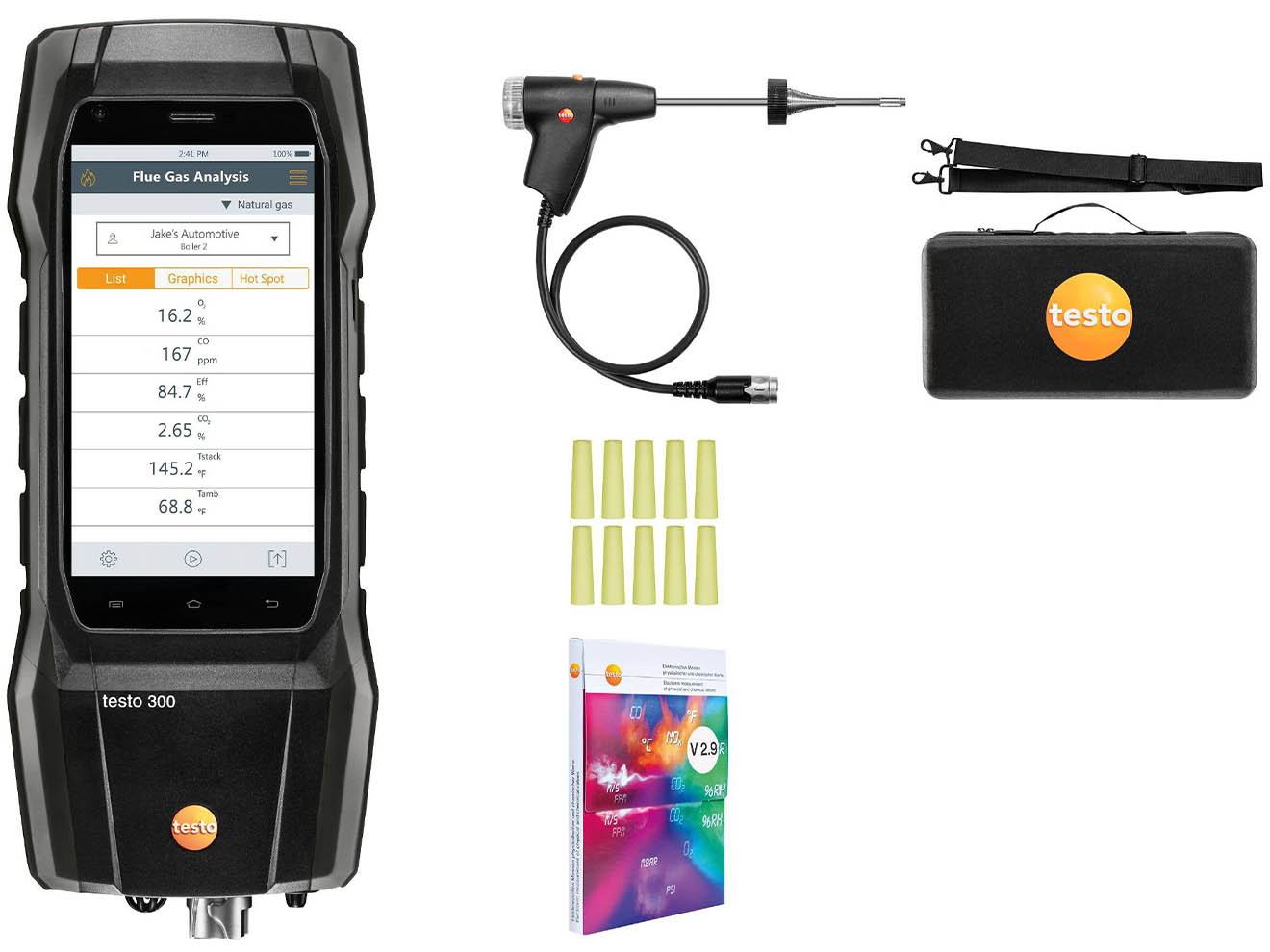 Testo 300 Combustion Analyzer | Combustion Analyzers | Instrumart