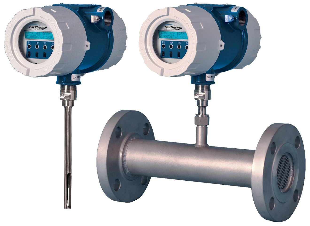 Fox Thermal FT3 Mass Flow Meter & Temperature Transmitter | Thermal ...