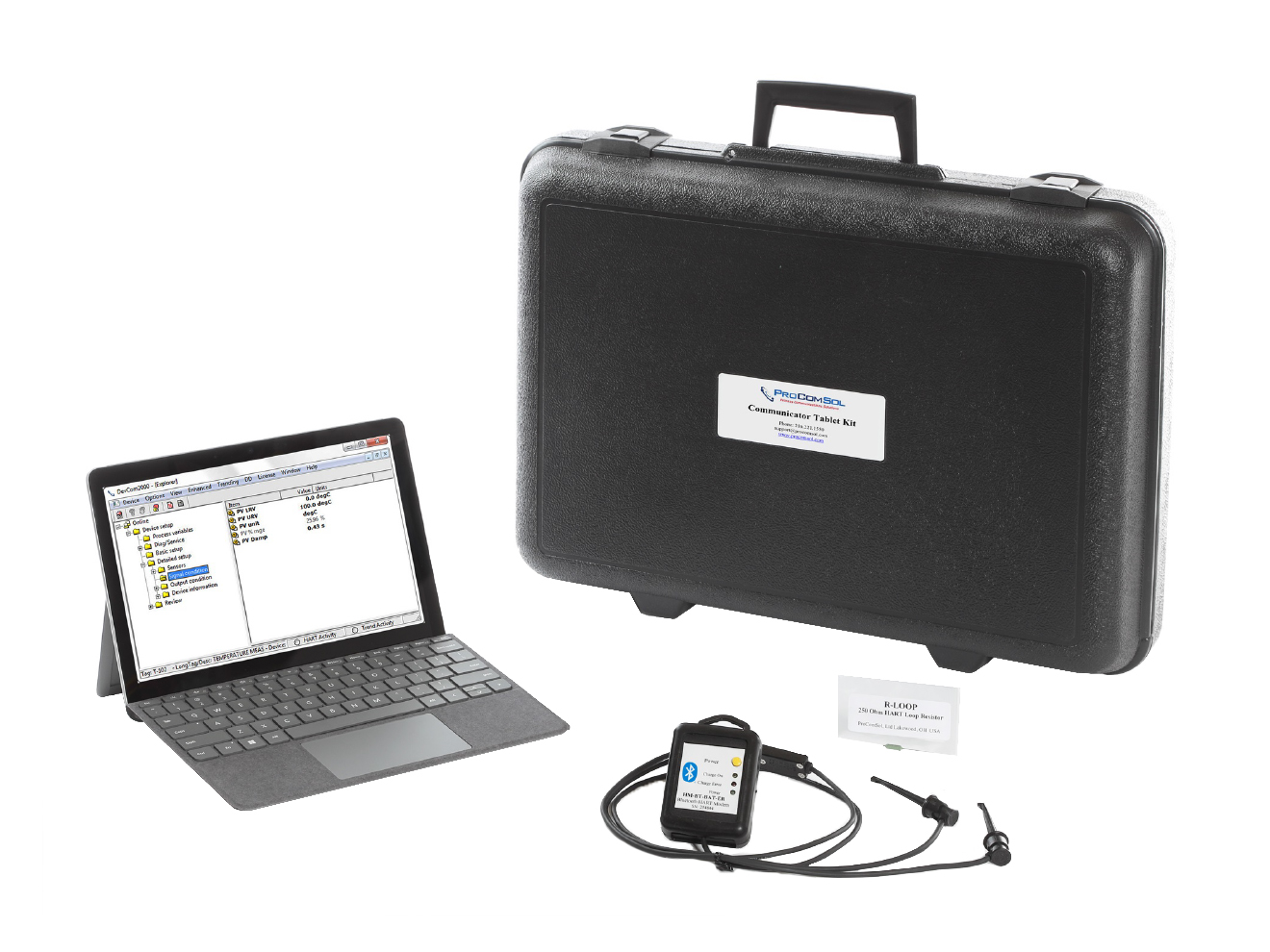 Procomsol Tablet Hart Communicator Kit Hart Communicators Instrumart