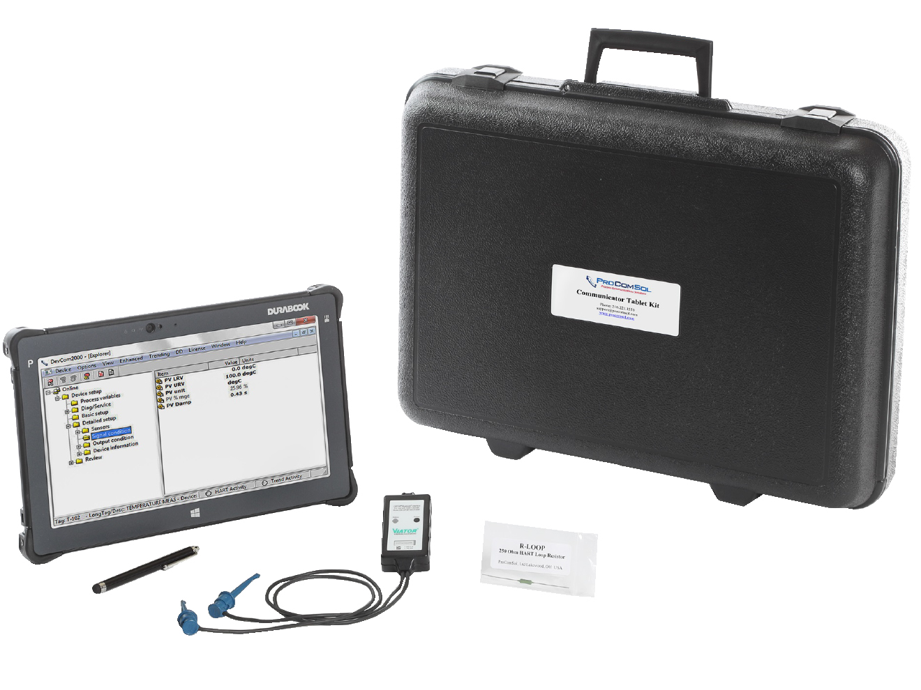 ProComSol Windows Tablet HART Communicator Kit, Class 1 Div 2 | HART Communicators | Instrumart