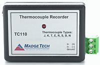 Madgetech TC110 Thermocouple Data Logger | Data Loggers | Instrumart
