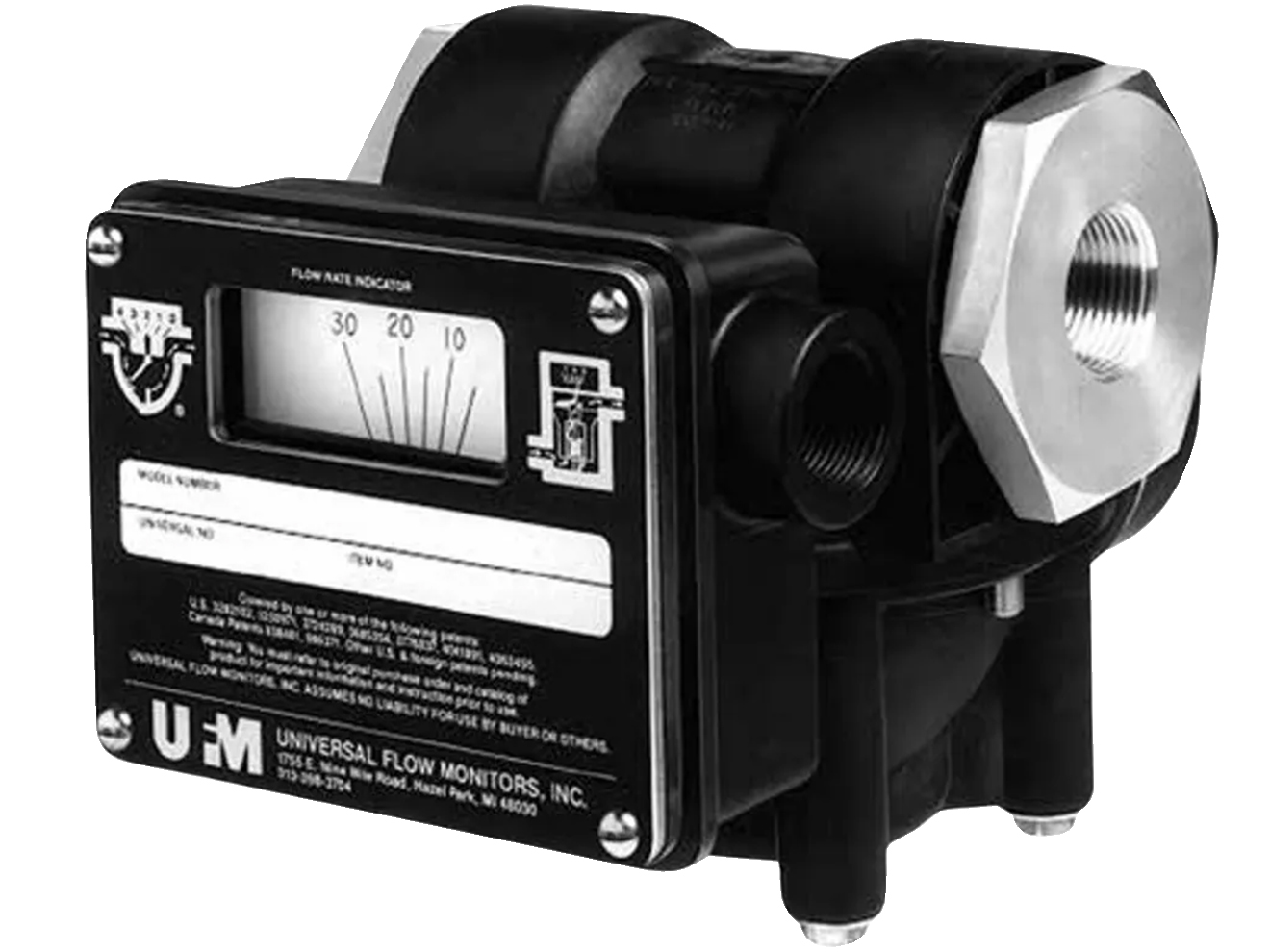UFM Vane-Piston Variable Area Flow Meters | Rotameters | Instrumart